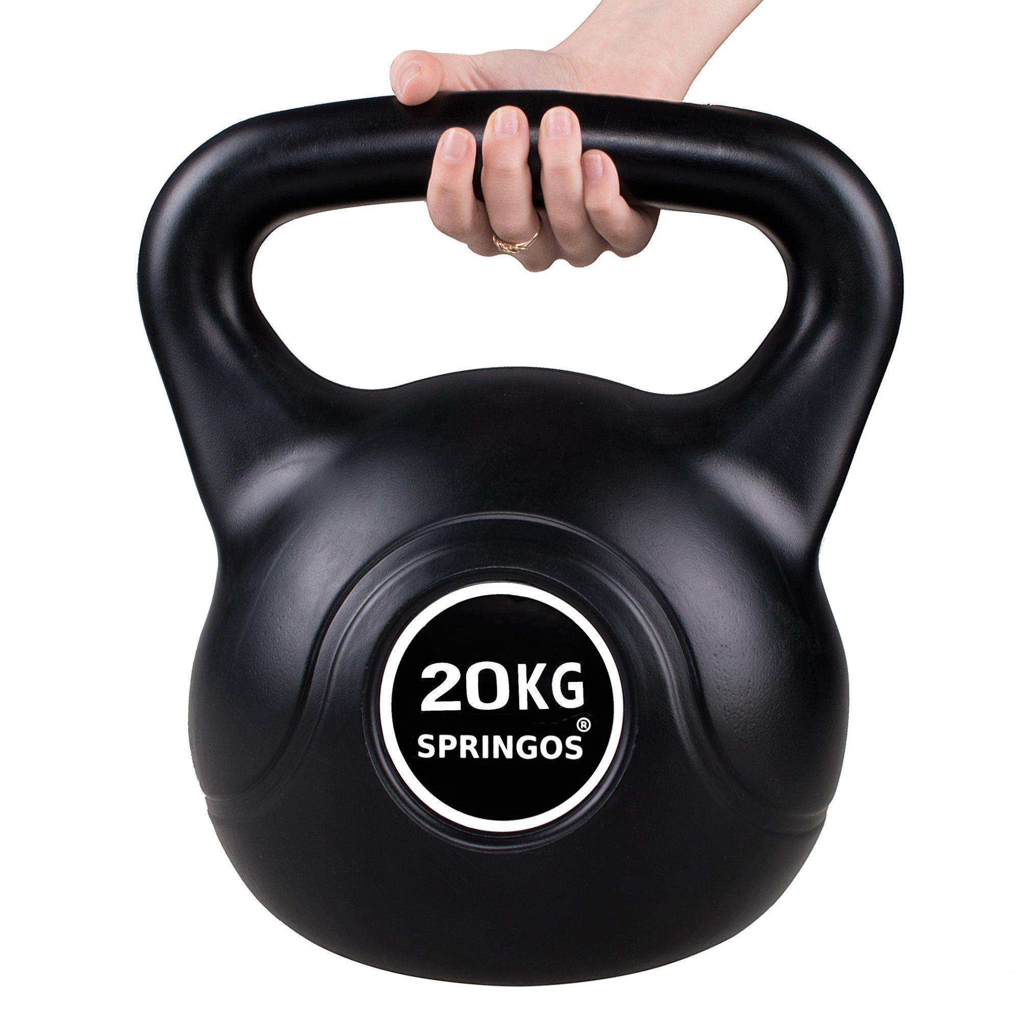 Springos FA1008 ODWAŻNIK KETTLEBELL 20 KG, žema kaina | Varle.lt