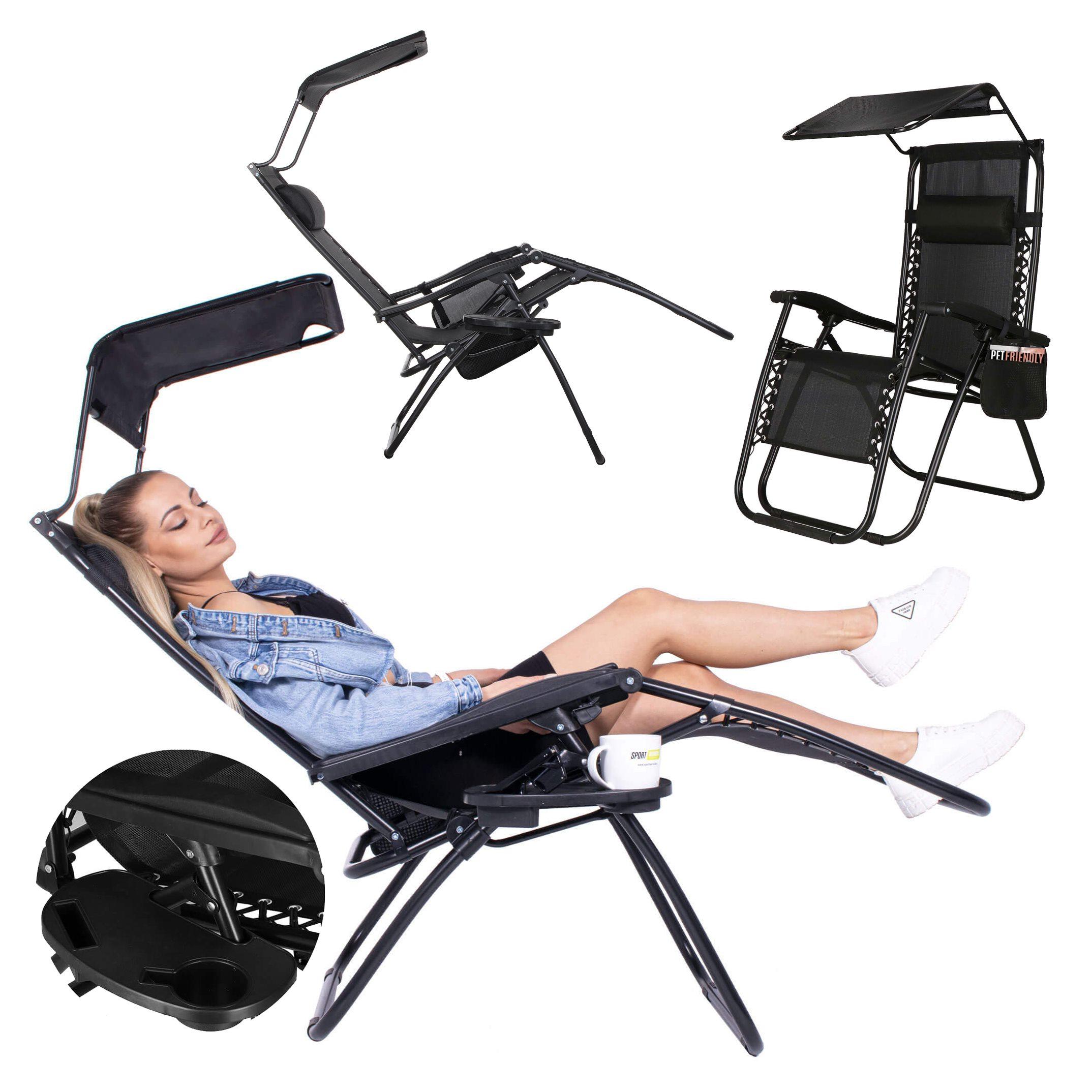 Springos GC0003 LEŻAK OGRODOWY ZERO GRAVITY, modelis - GC0003, žema ...