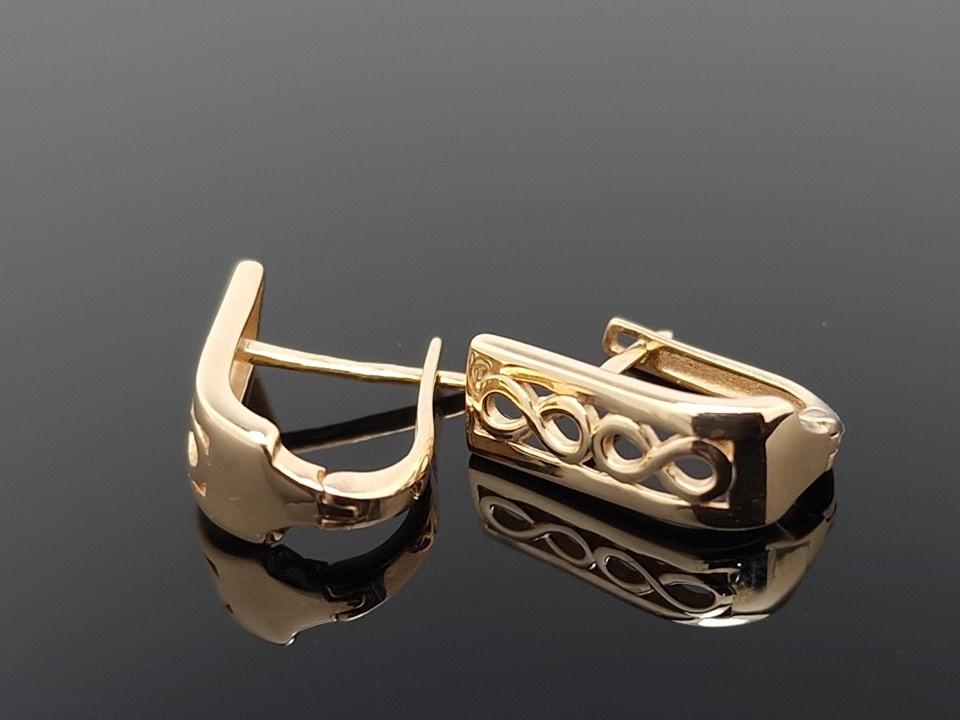 Auksiniai auskarai Begalybės Praba: 585, žema kaina | Varle.lt