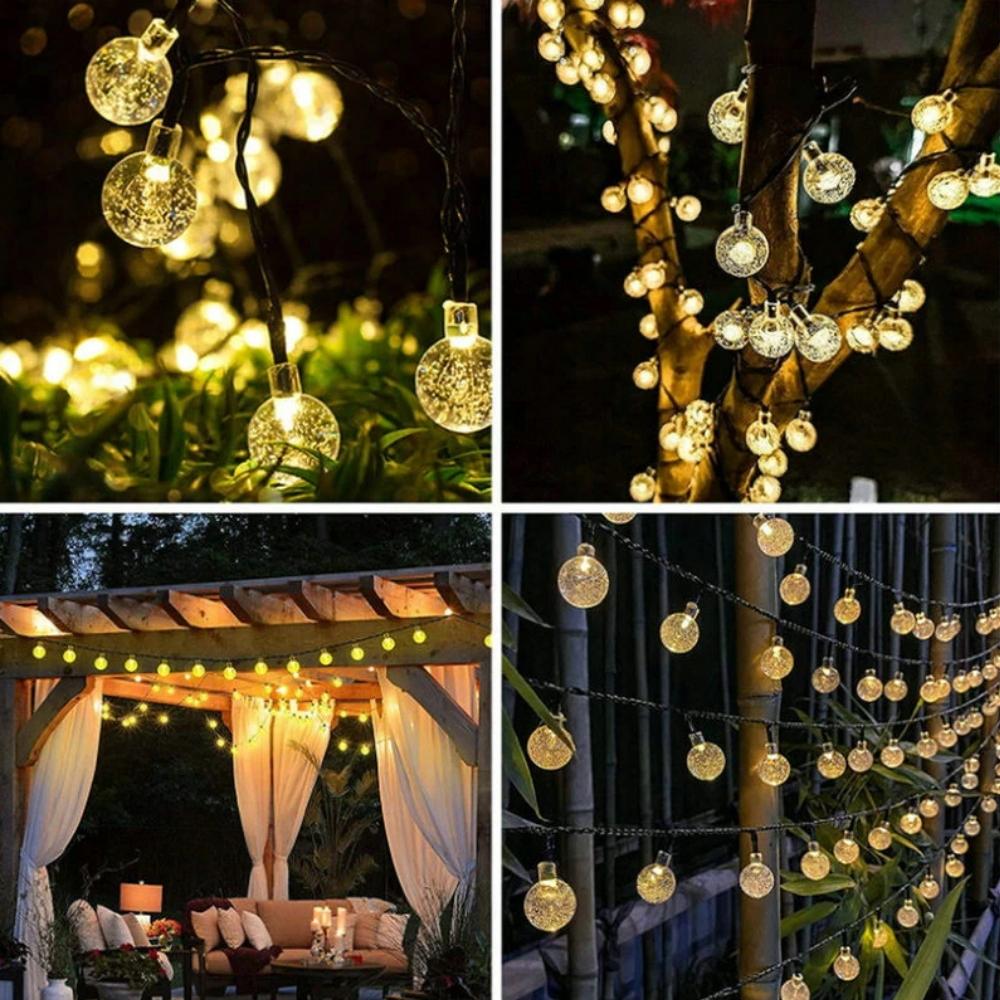 7.85m LED Girlianda su saulės baterija BURBULIUKAI, žema kaina | Varle.lt
