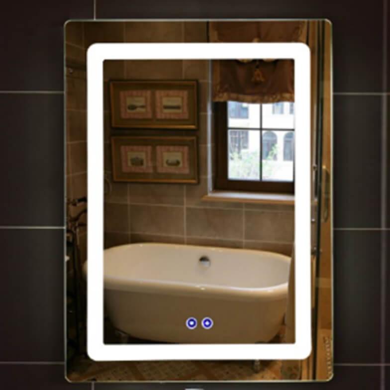 LED Veidrodis 60x80cm su anti-rasojimo funkcija, žema kaina | Varle.lt