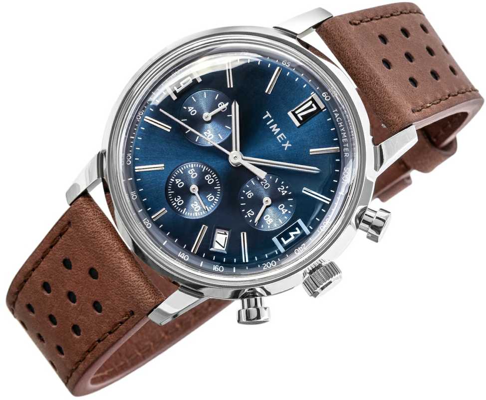 TIMEX Marlin® Chronograph Tachymeter TW2W10200 vyriškas laikrodis ...