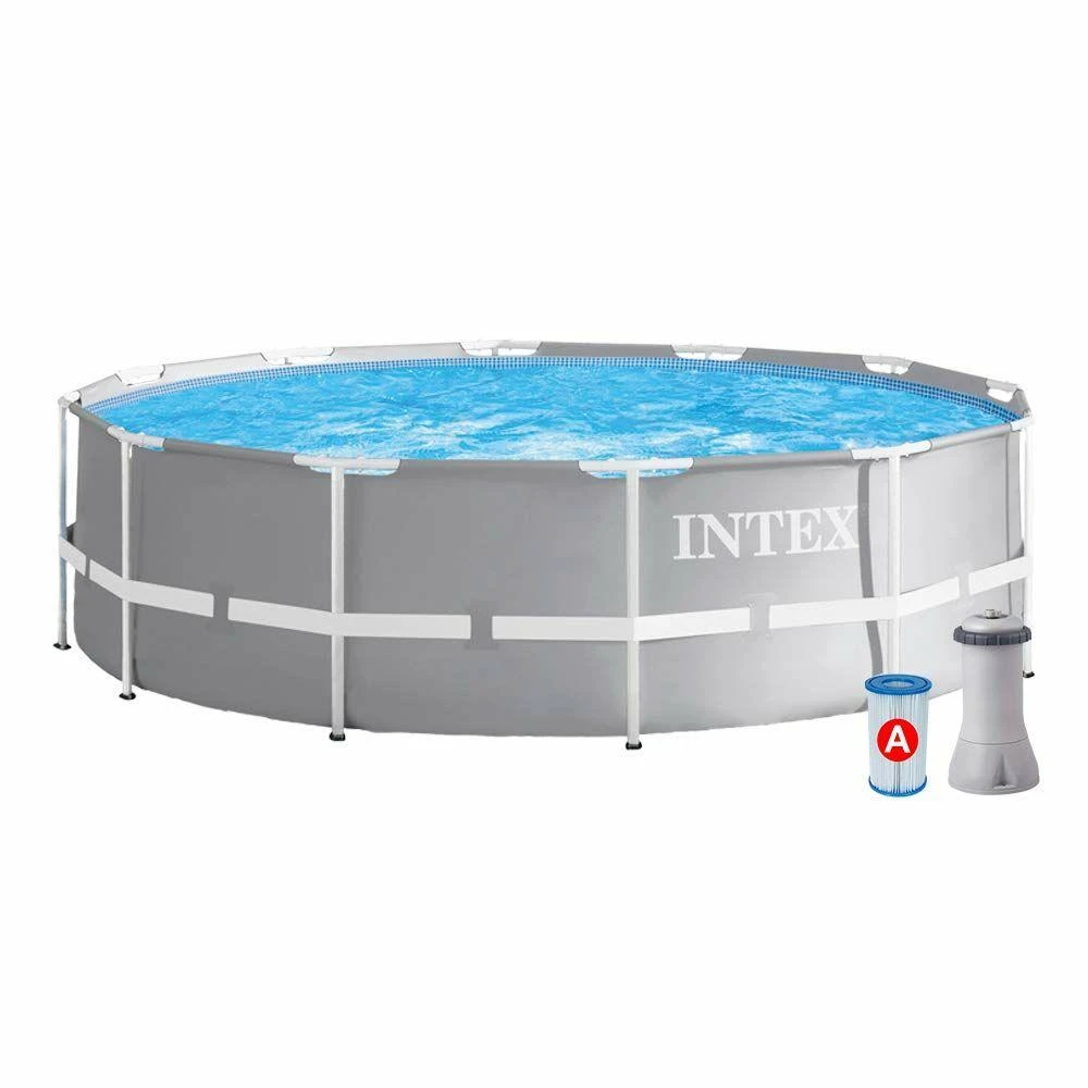Baseinas INTEX Prism Frame surenkams 366x76cm pilkas, 26712 , modelis ...