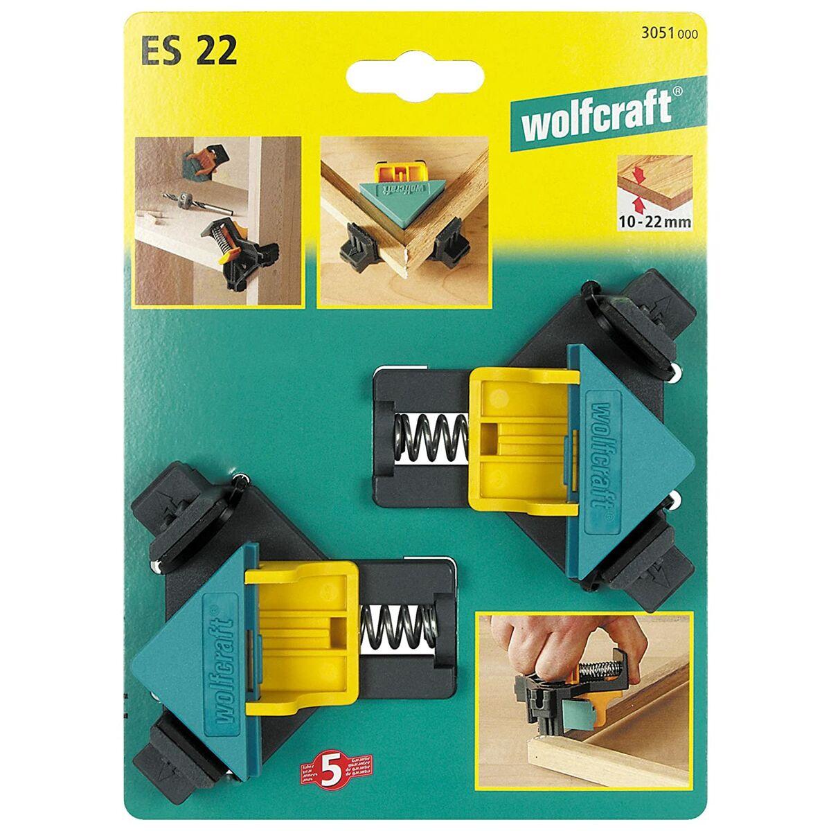 „Wolfcraft Angle Clamps“ ES 22 2vnt.. (3051000), modelis - WF3051000 ...