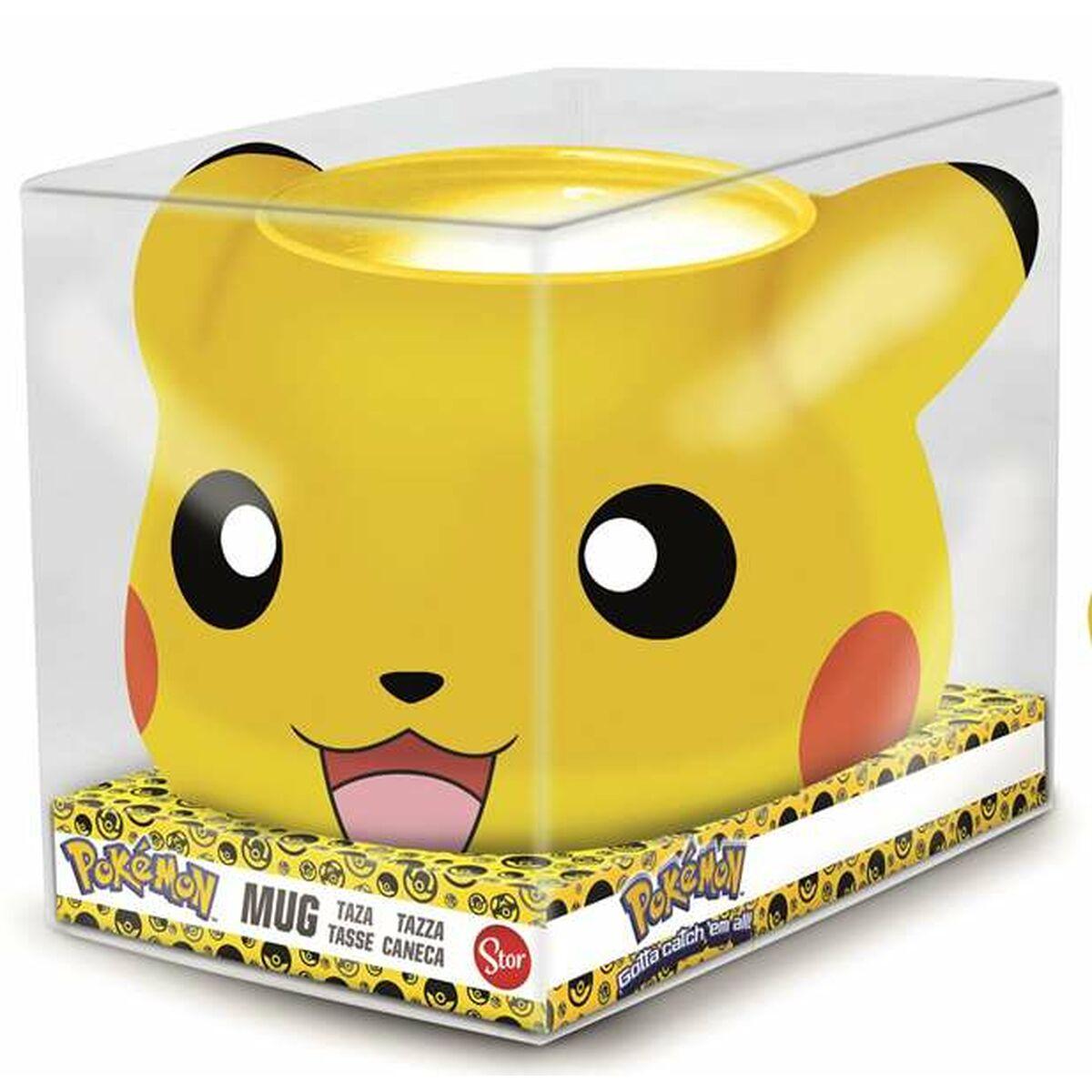 Pokemon Keraminis Puodelis Pokémon Pikachu 440 ml 3D Keramikinis ...