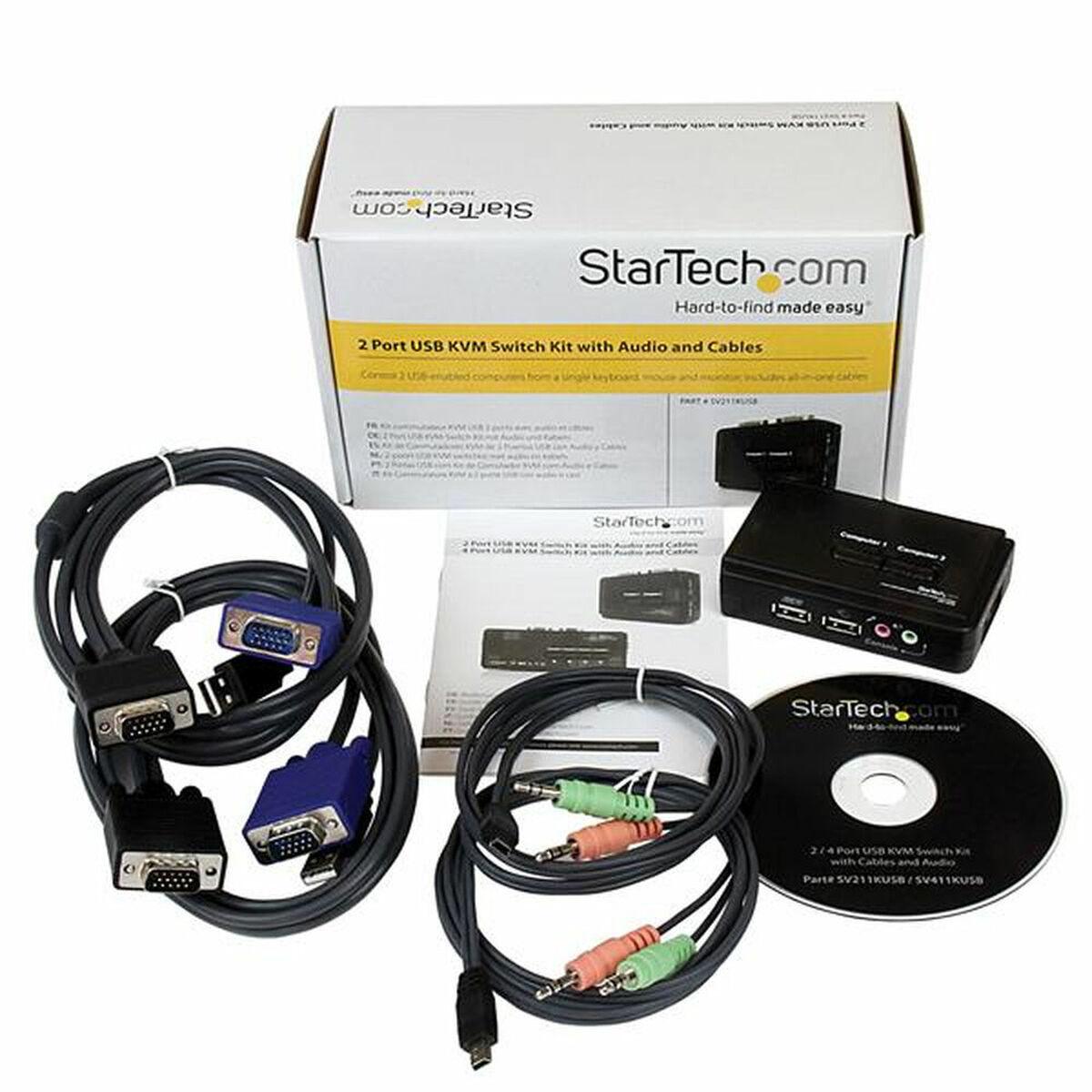 StarTech 2 PORT USB KVM SWITCH W / AUDIO / IN, modelis - SV211KUSB ...