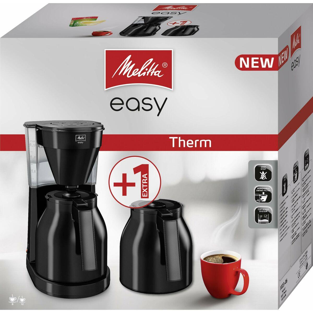 Lašelinis kavos aparatas Melitta Easy Therm II Juoda 1050 W 1 L ...
