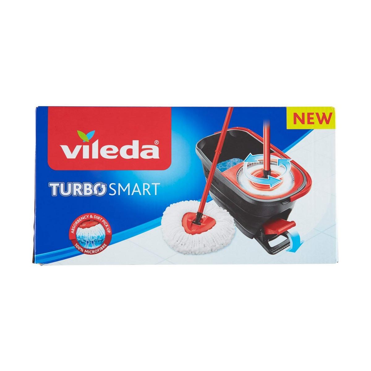 Grindų valymo rinkinys Vileda Turbo Smart, modelis - 166140, žema kaina ...