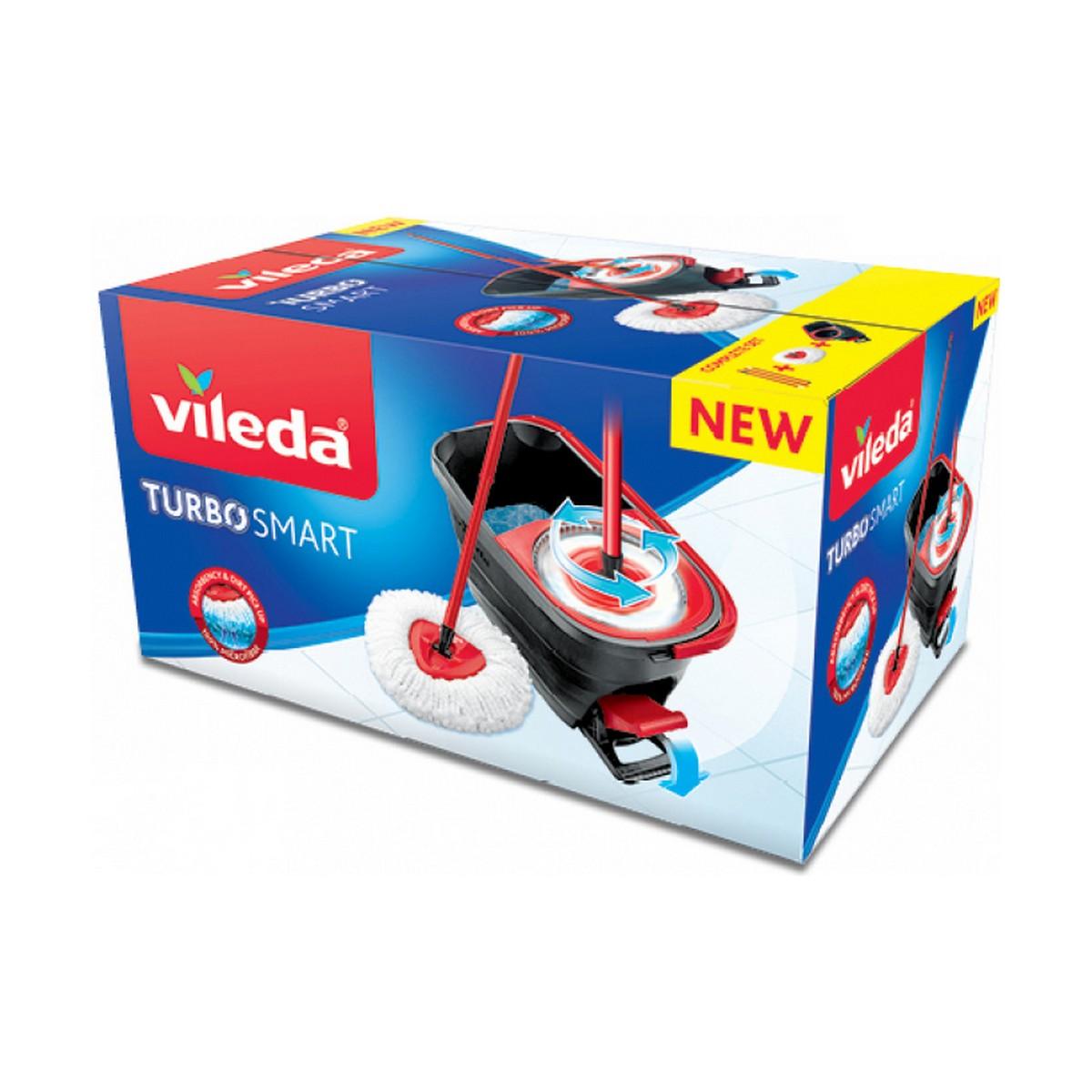Grindų valymo rinkinys Vileda Turbo Smart, modelis - 166140, žema kaina ...