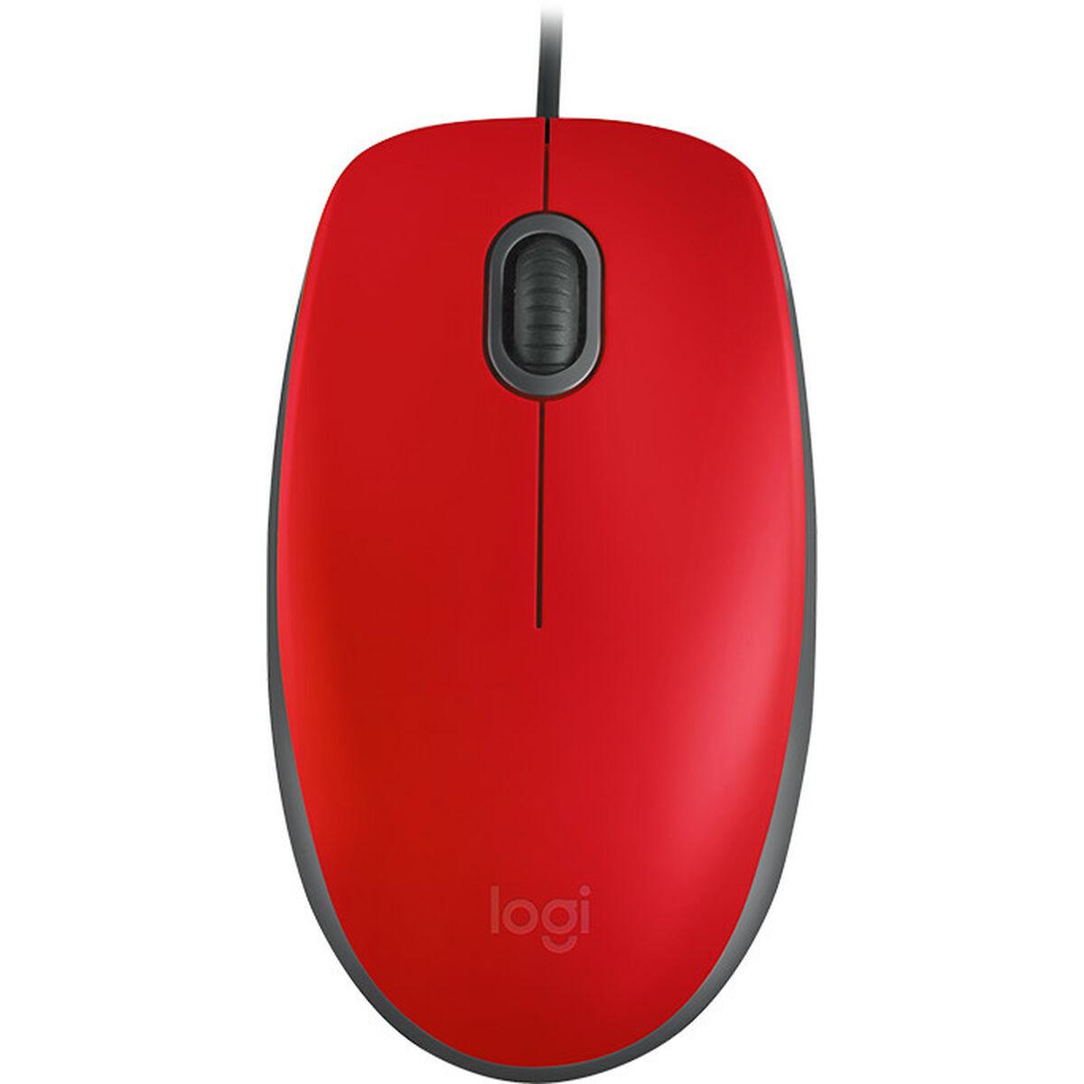 Pelė Logitech M110 Raudona, modelis - 910-006759, žema kaina | Varle.lt