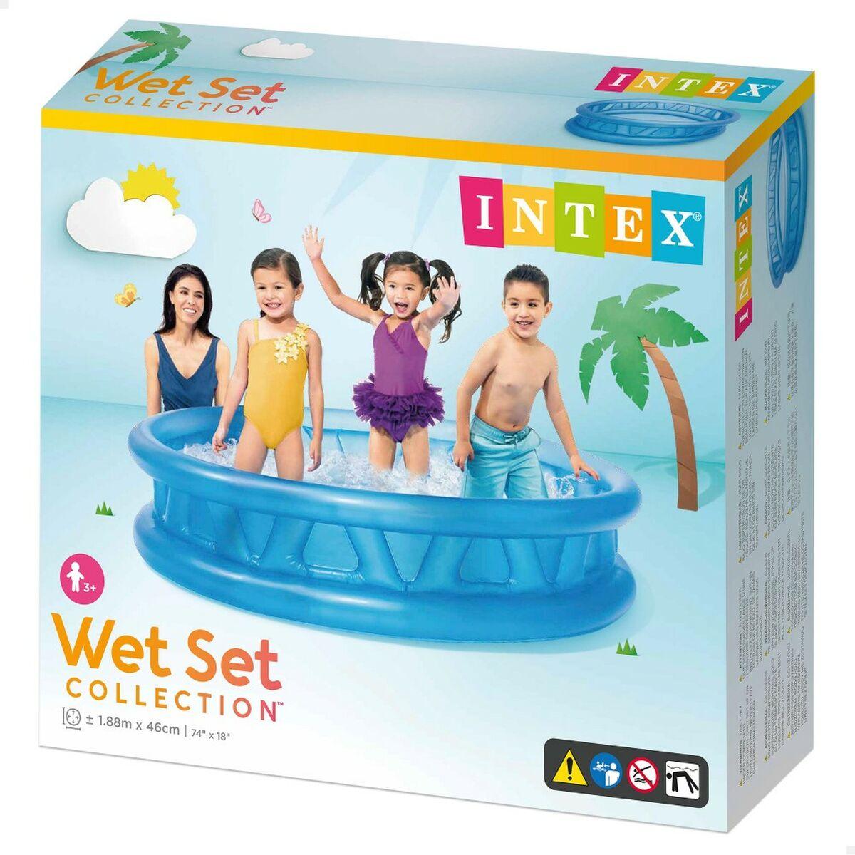 Pripučiamas vaikiškas baseinas Intex Mėlyna Apskritas 790 L 188 x 46 x ...