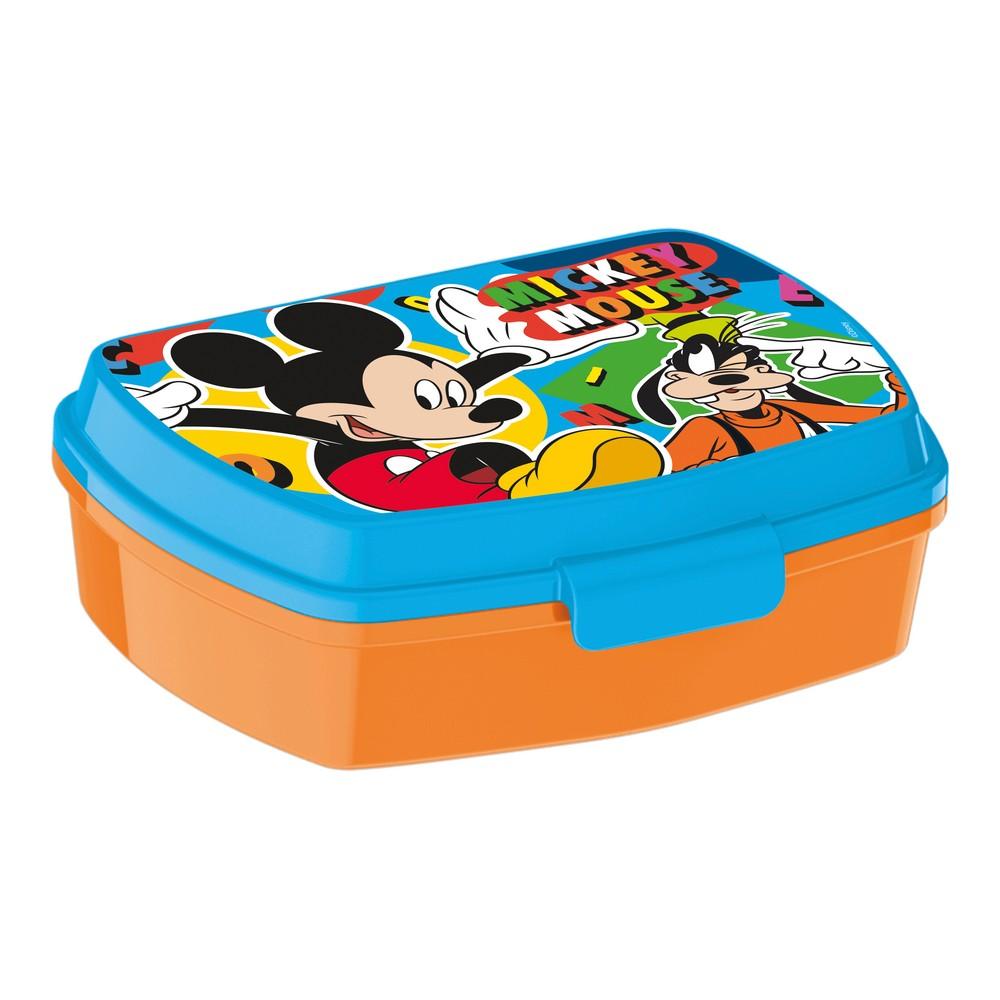 Sumuštinių dėžutė Mickey Mouse Happy smiles Plastmasinis Raudona Mėlyna ...