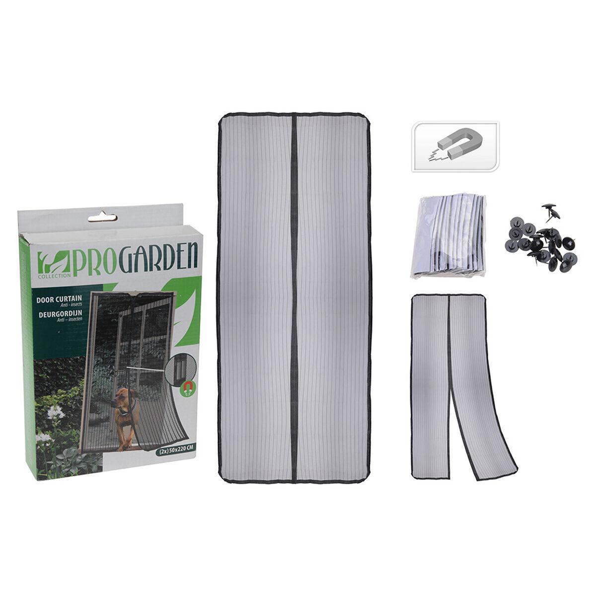 ProGarden Magnetinis durų tinklelis nuo uodų juoda su magnetu 210x100 ...