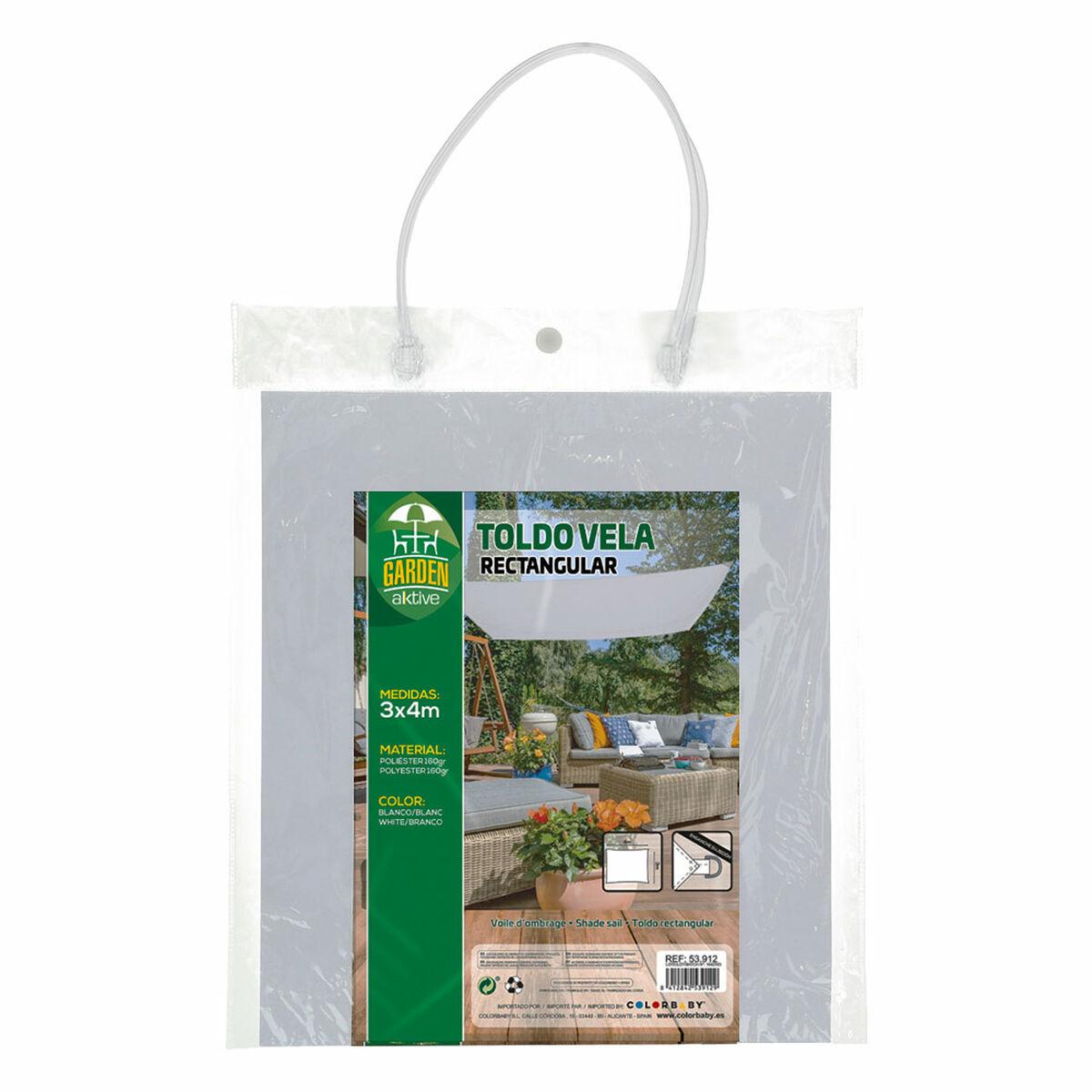 Žaliuzės Aktive Trikampis 300 x 0,5 x 400 cm Poliesteris Balta (4 vnt ...
