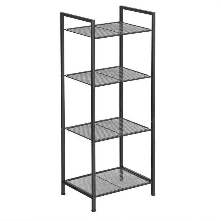 Songmics Metalinė vonios kambario lentyna, modelis - SMBSC034B01, žema ...