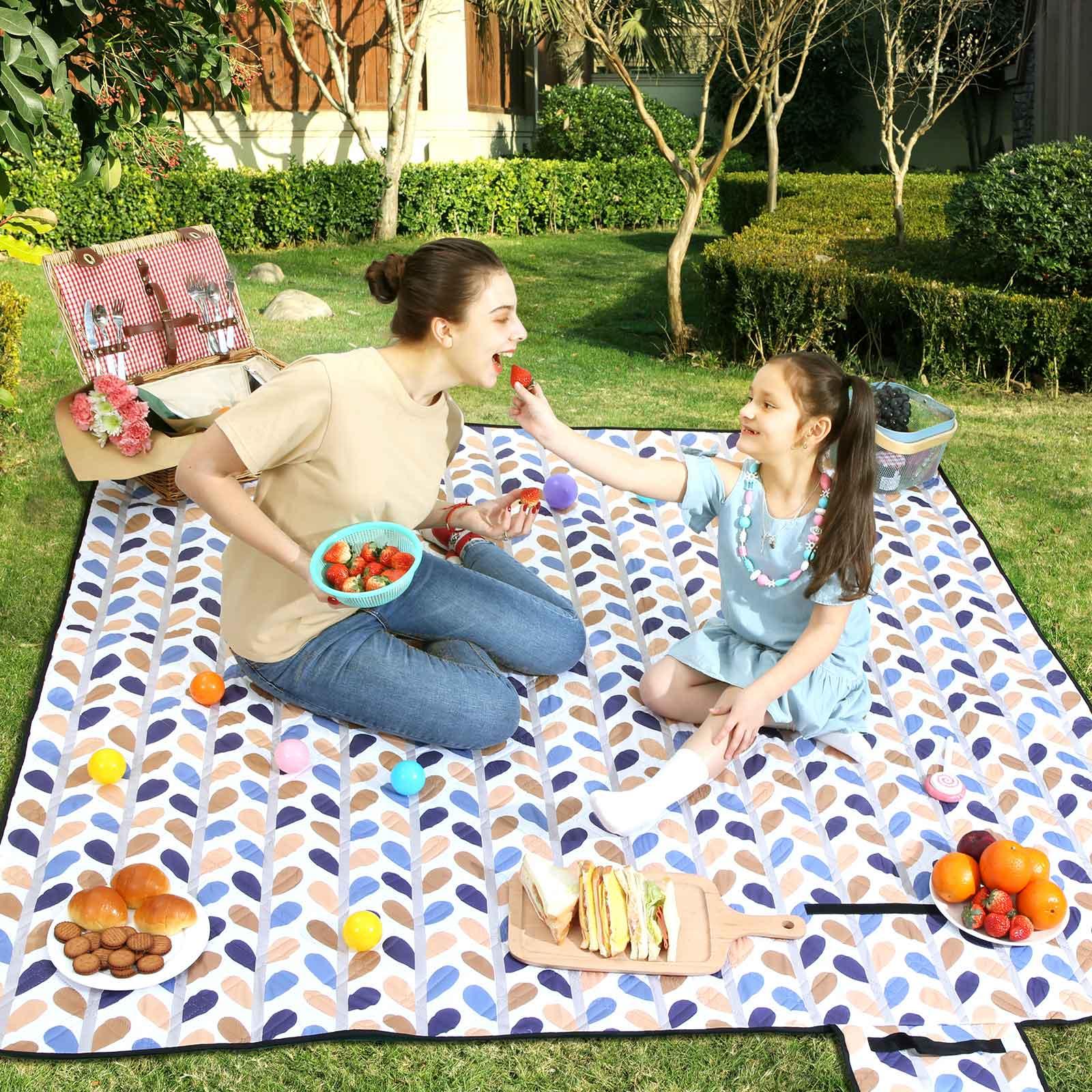 Songmics Pikniko antklodė Spalvingi lapai, modelis - SMGCM87CU, žema ...
