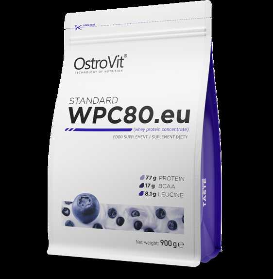 OstroVit STANDARD WPC80.eu 900 g, modelis - Melynės, žema kaina | Varle.lt
