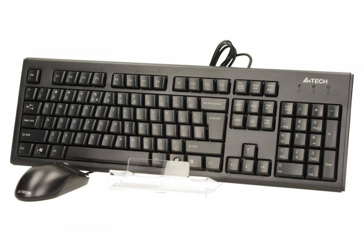 A4Tech A4TKLA43775 Klaviatūra komplektas KRS-8372 USB, US Juodas ...