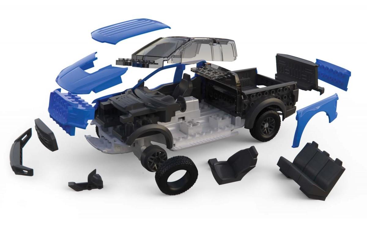 Airfix modelis Quickbuild Ford F-150 Raptor, modelis - j6037, žema ...