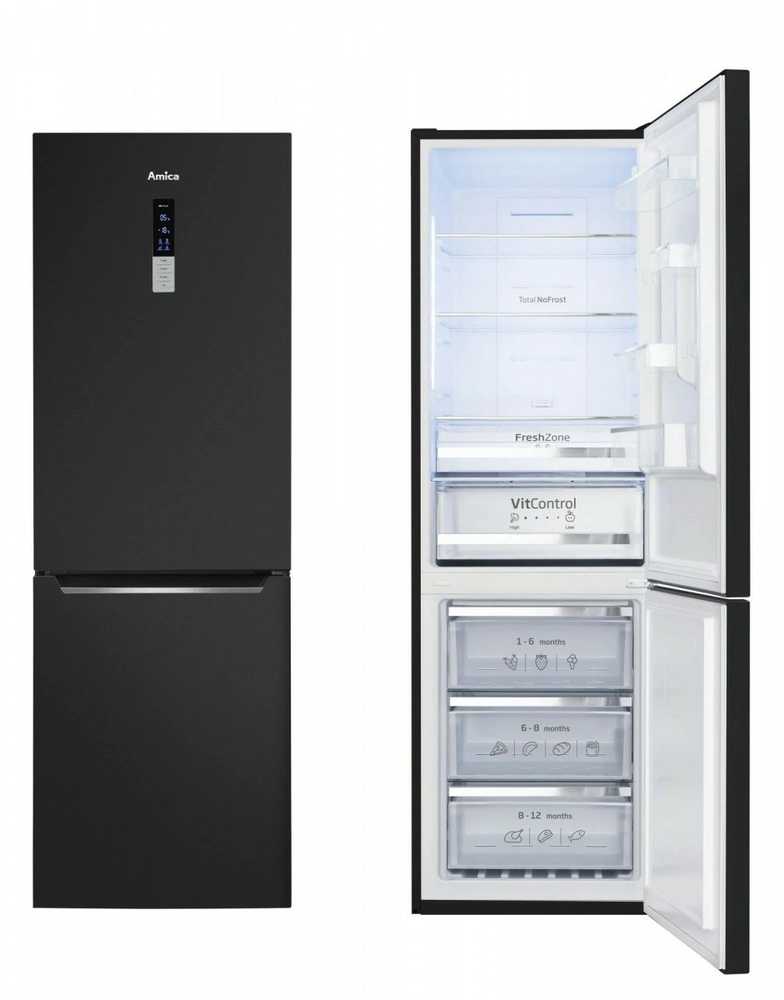 Šaldytuvas AMICA FK3666.2DFZHC FRIDGE-FREEZER, žema kaina | Varle.lt
