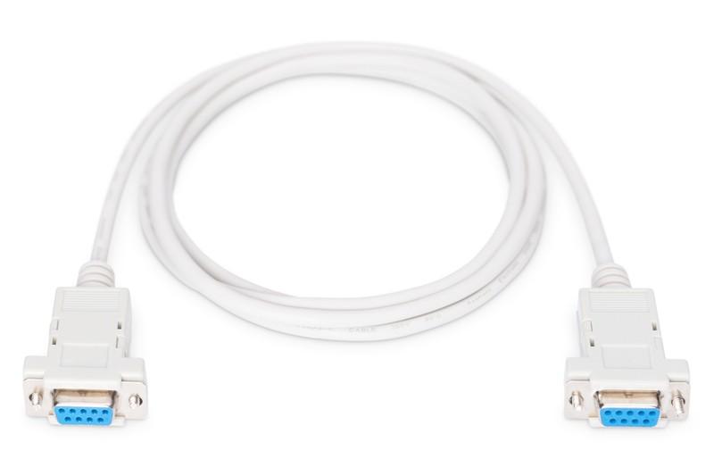 Assmann Electronic ASSMANN Zero-modem cable D-sub9 w / W 1,8m beige ...