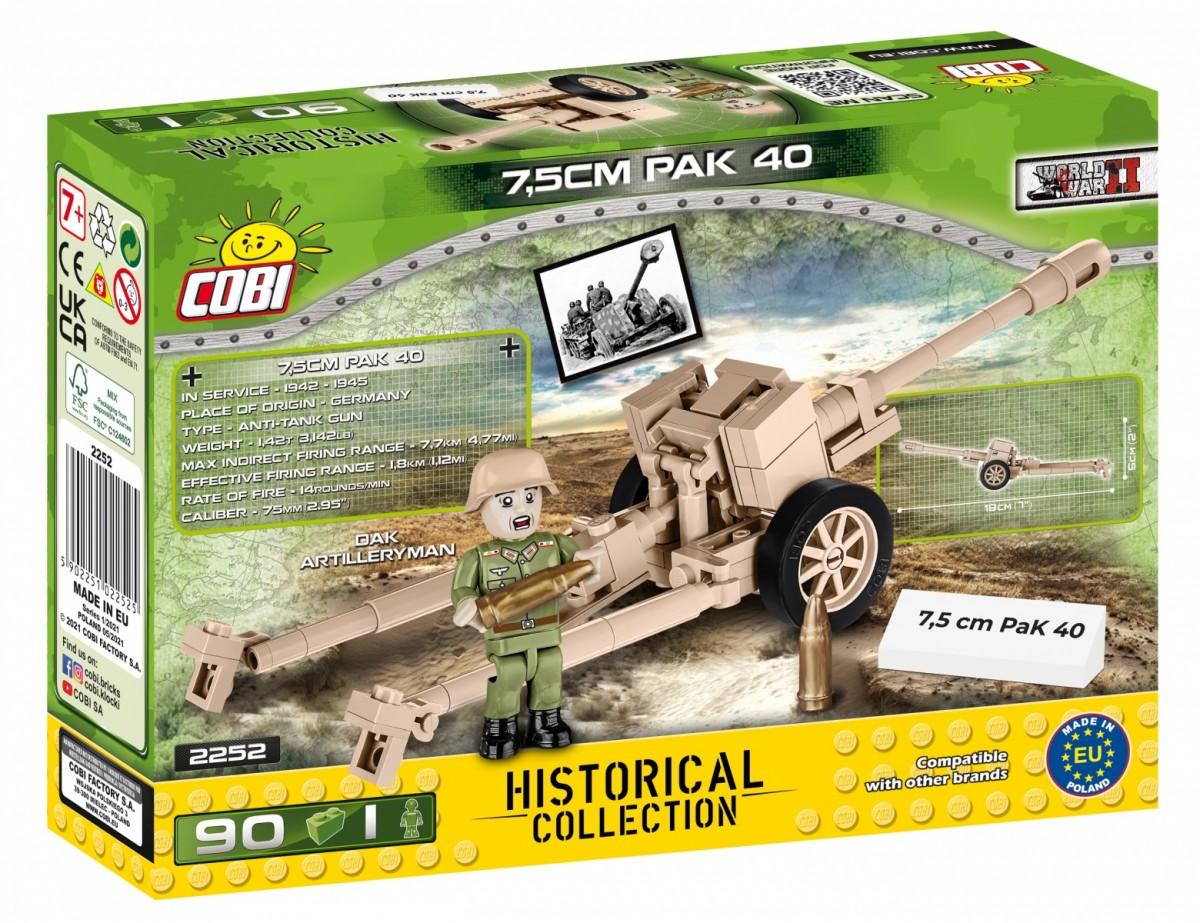 Cobi Įklotai 7,5 cm PaK 40, modelis - 2252, žema kaina | Varle.lt