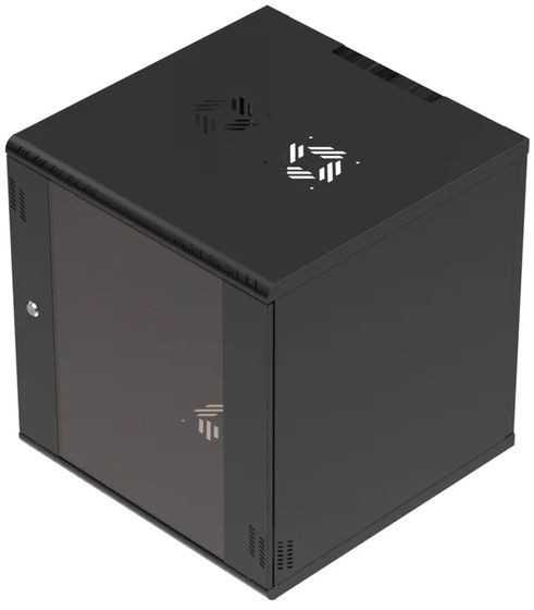 Sieninė spinta Extralink Premium 12U 600x600, juoda, modelis ...