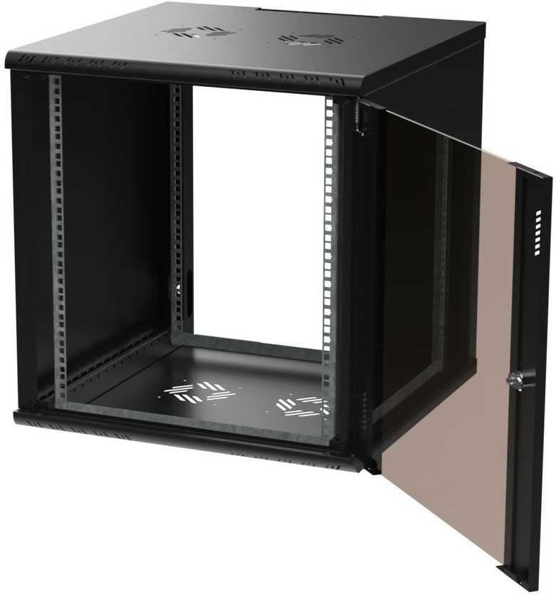 Extralink Premium 12U 600x600 Juodas | Rack spintelė | montavimas be ...