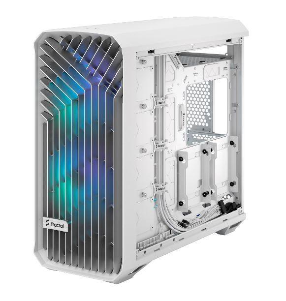 Fractal Design Obudowa Torrent baltas RGB TG skaidrus atspalvis ...