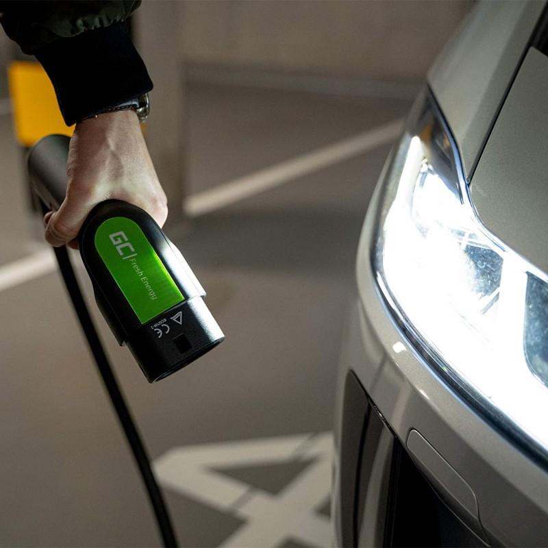 Green Cell Žalias Cell Kabelis Žalias Cell GC EV Type 1 7.2kW 5 metrų ...