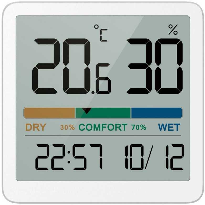 GreenBlue Termometras / higormetras Oro stotis su laikrodžio funkcija ...