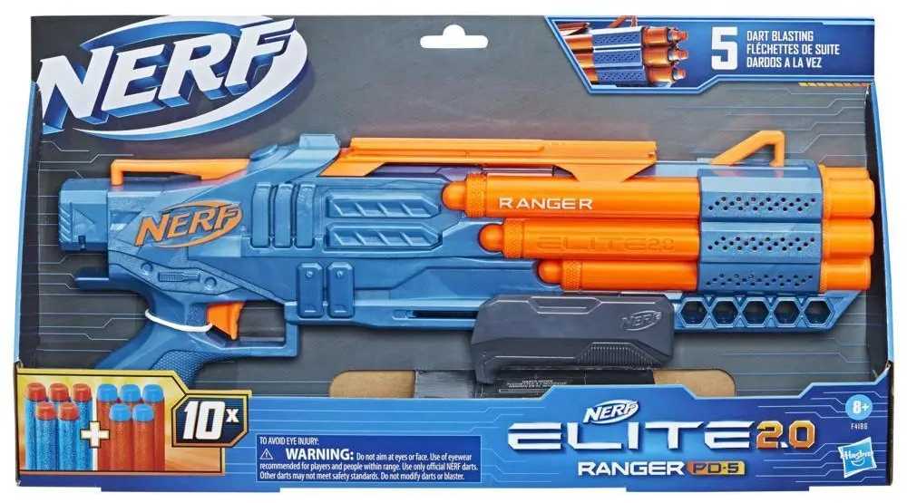 Hasbro NERF Elite 2.0 Šautuvas RANGER PD-5, modelis - F4186, žema kaina ...