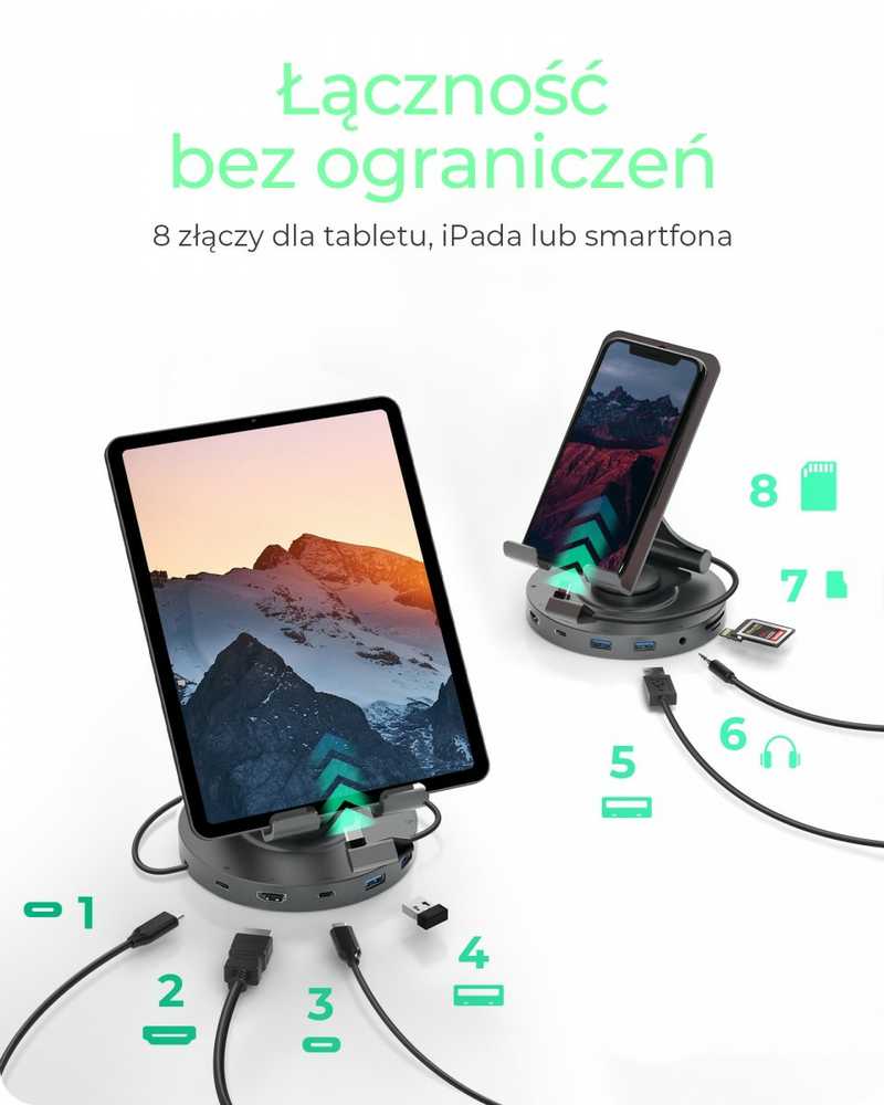 Icy Box Planšetinio kompiuterio / išmaniojo telefono laikiklis su ...