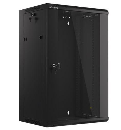 LANBERG 19 colių sieninis stovas 18U / 570x450 išmontuojamas greitai ...