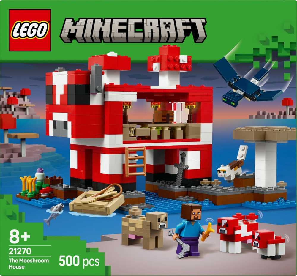 LEGO® Minecraft Grybakarvių namas (21270), modelis - 21270, žema kaina ...