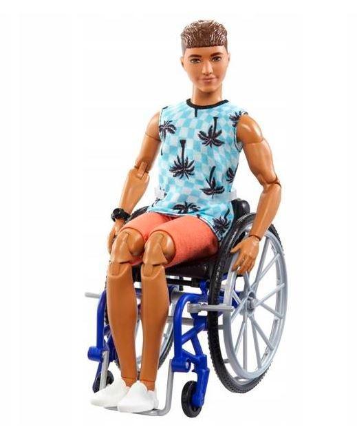 Mattel Lėlė Barbie Fashionistas Kenas invalido vežimėlyje, modelis ...