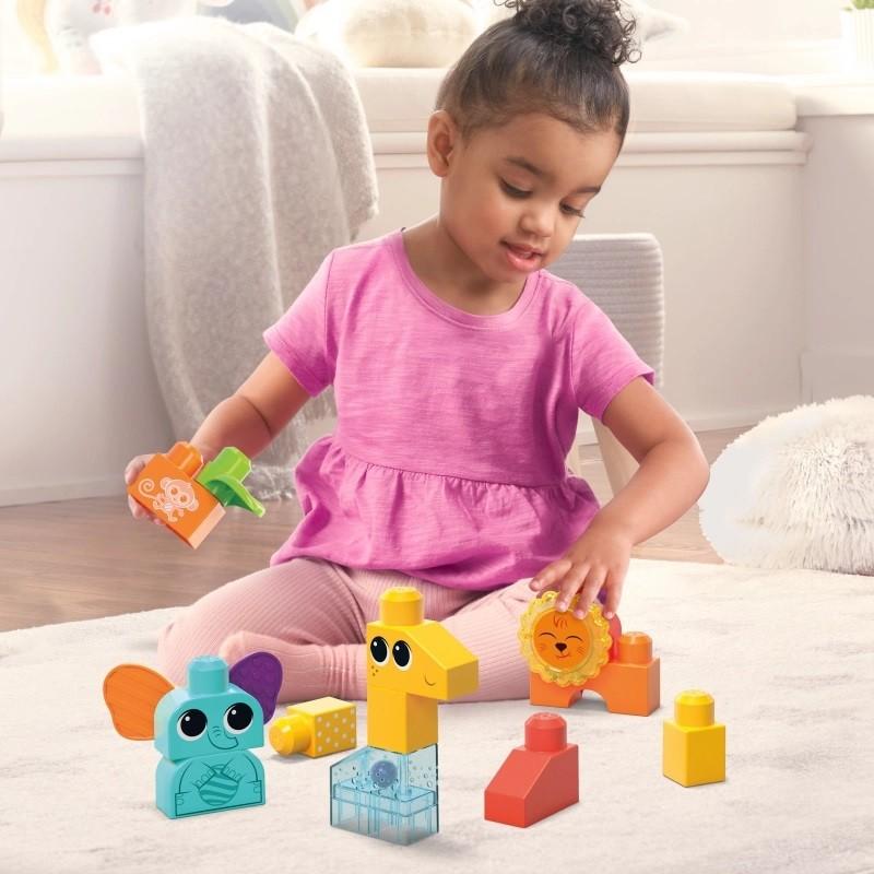 Mega Bloks Klocki Mega Aktywizujące zwierzątka su dżungli 15 dalys ...