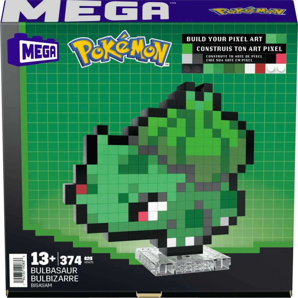 Mega Bloks Klocki Mega Pokemon Klocki Pixel Bulbasaur, modelis - HTH75 ...