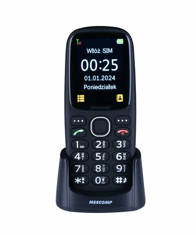 Mesmed Mobilus telefonas senjorams Mescomp MT-166 Edgar Elegant 4GB ...