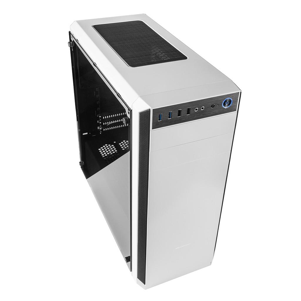 PC Korpusas Modecom OBERON PRO GLASS USB 3.0 baltas, žema kaina | Varle.lt