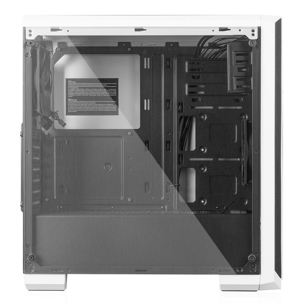 PC Korpusas Modecom OBERON PRO GLASS USB 3.0 baltas, žema kaina | Varle.lt