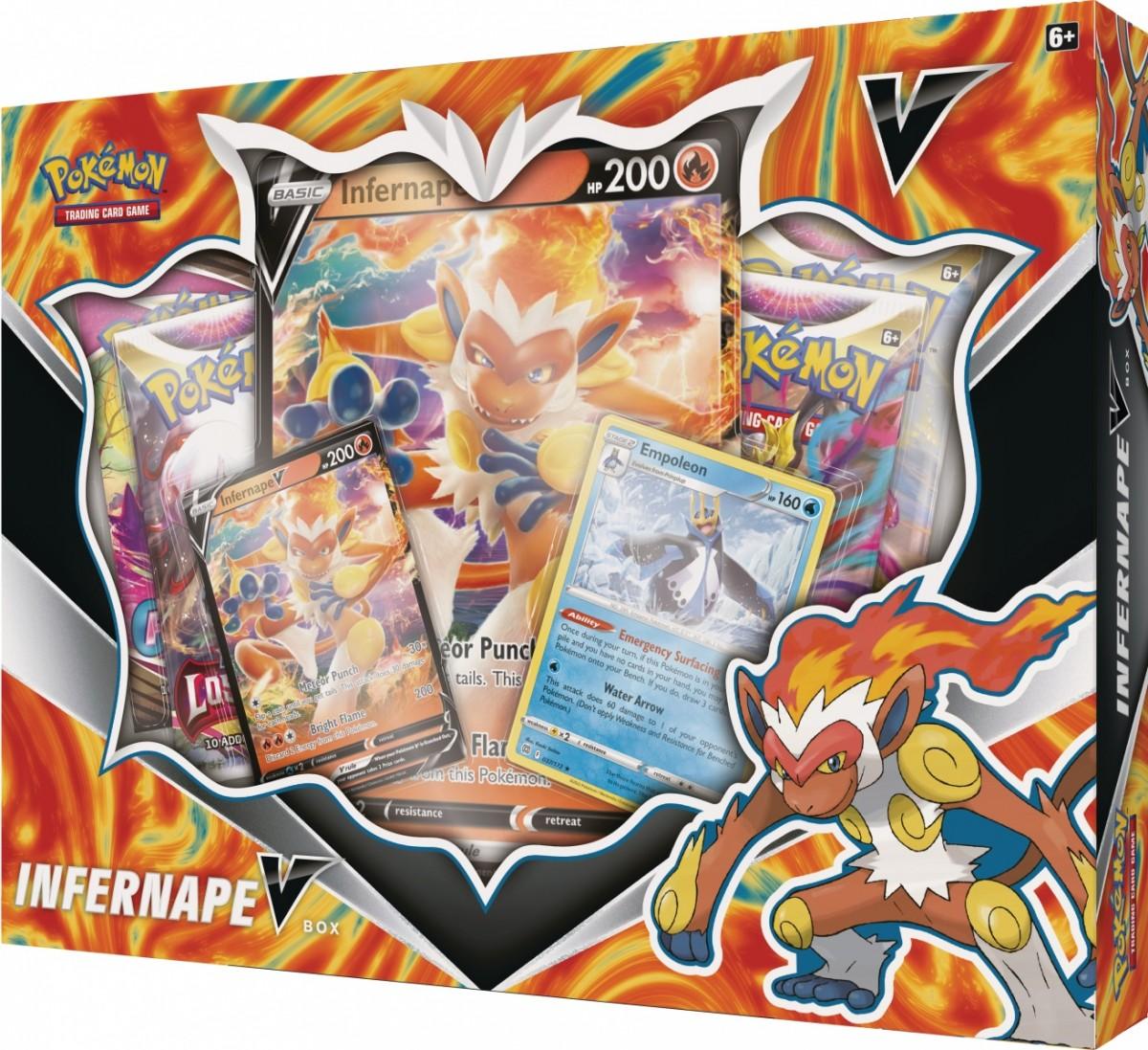 Pokemon Tcg Box Infernape V, modelis - 51193, žema kaina | Varle.lt