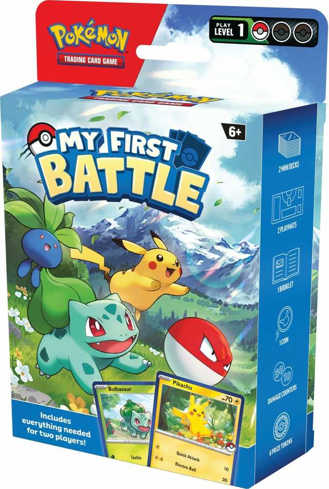 Pokemon Tcg Kortos My First Battle Pikachu / Bulbasaur, modelis - 290 ...