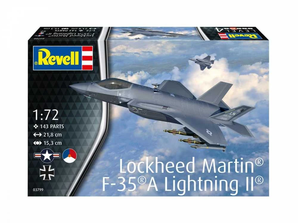 Revell - Lockheed Martin F-35A Lightning II, 1 / 72, 03799, modelis ...