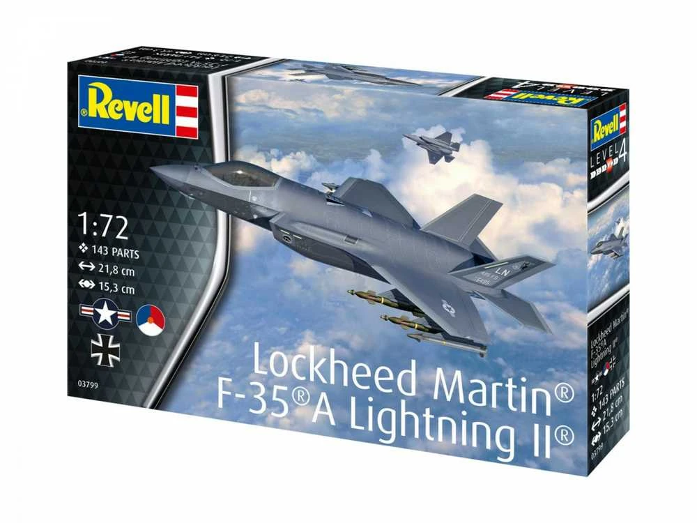 Revell - Lockheed Martin F-35A Lightning II, 1 / 72, 03799, modelis ...