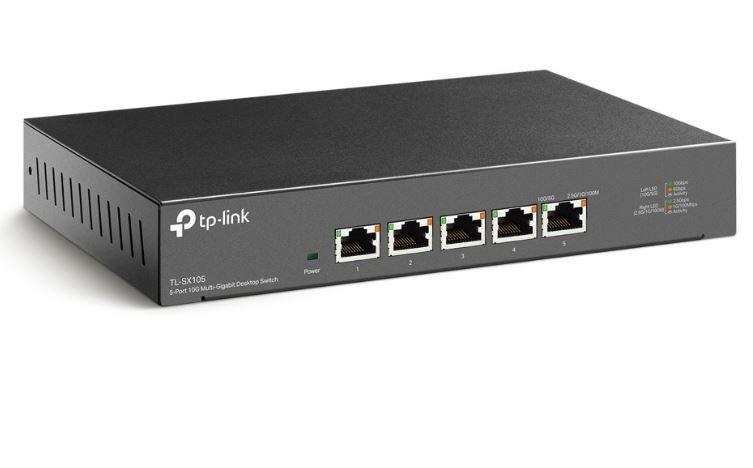 Šakotuvas TP-Link SX105 Switch Desktop 5x10GE, modelis - 105, žema kaina | Varle.lt