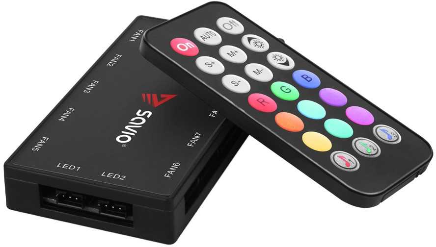 Savio Fan FAN-01 Baltas 4 pakuotės 120mm ARGB su valdikliu ir stalu ...