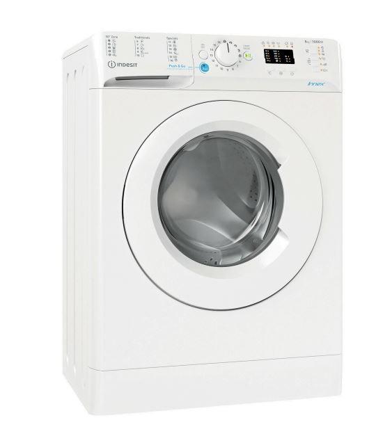 Indesit BWSA 51051 W EU N skalbimo mašina Pakraunama per priekį 5kg ...