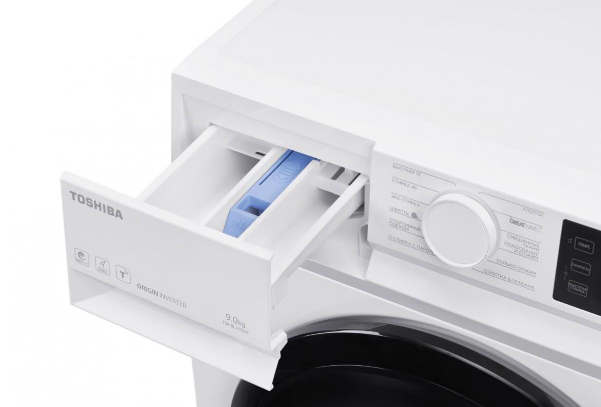 Skalbimo mašina Toshiba TW-BL100A4PL(WK), modelis - TWBL100A4PLWK, žema kaina | Varle.lt