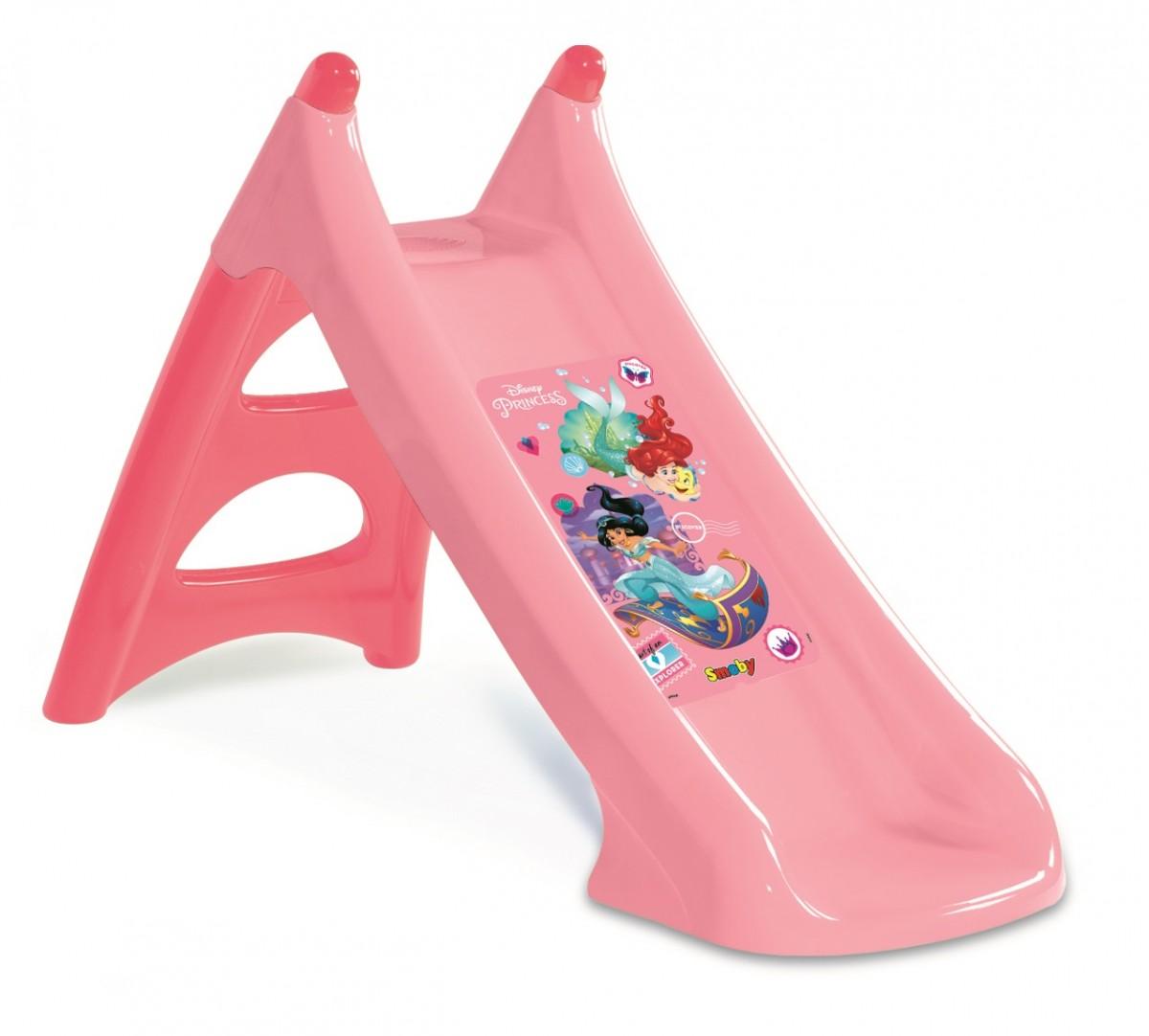 Smoby XS Disney Princess slide anti-UV danga 95 cm čiuožykla, žema ...
